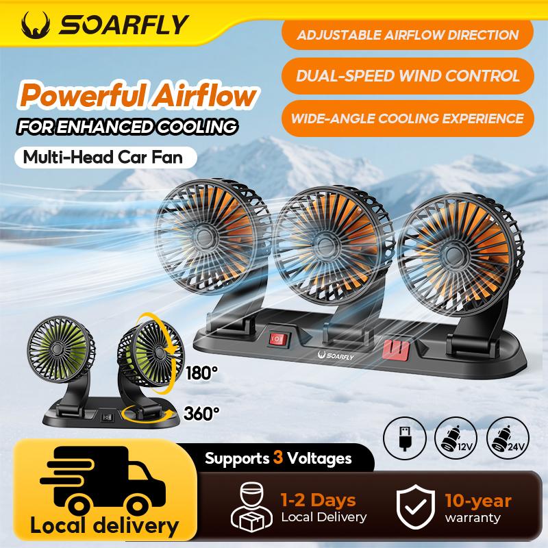 [SOARFLY] Portable Vehicle Cooling Fan | Strong Wind & Low Noise ...