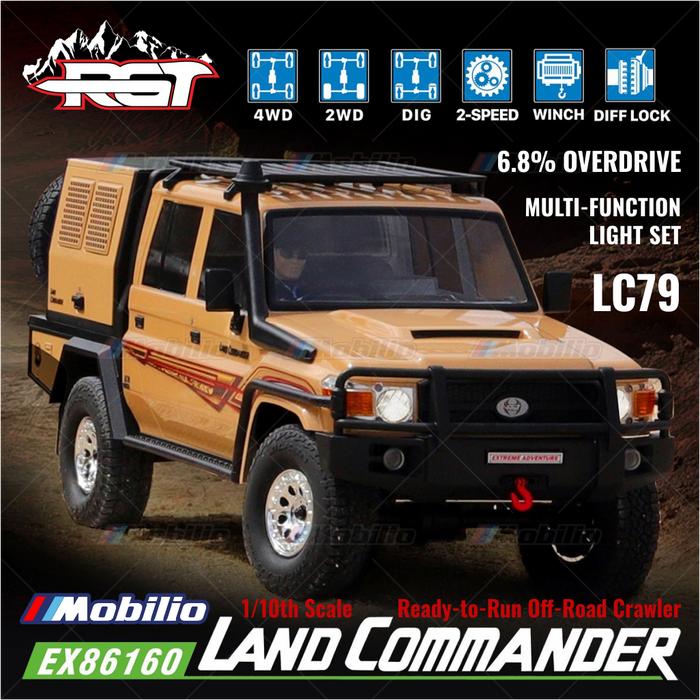 Jual RGT EX86160 Land Commander 1/10 Land Commander LC79 RTR RC Off ...