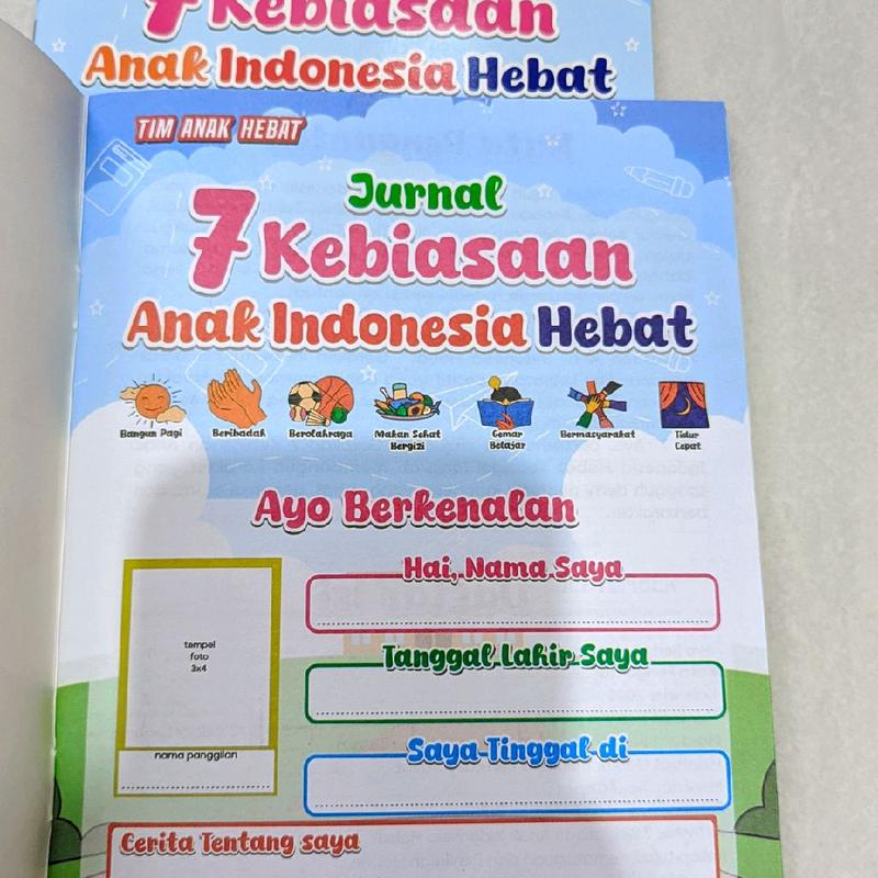 BUKU JURNAL 7 KEBIASAAN ANAK HEBAT INDONESIA Books - Shop | Tokopedia
