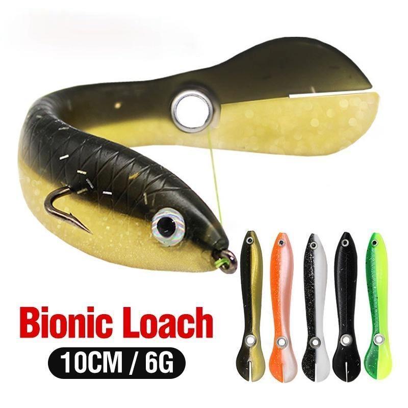 New Soft Lure Plastic Baits 10cm/6g Bionic Fishing Bait Outdoor ...