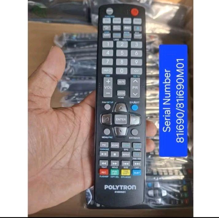 REMOTE LED TV POLYTRON REMOTE UNIVERSAL SN 81i690 SMART ORIGINAL - Shop ...
