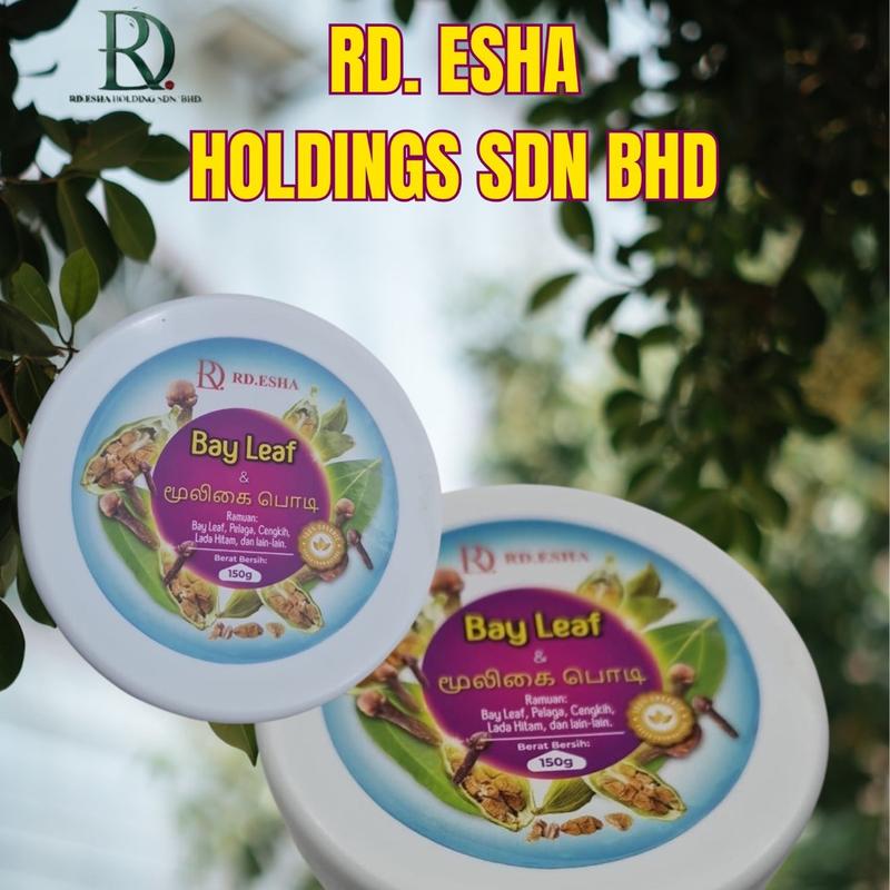 RD ESHA BAY LEAF MOOLIGAI PODI - TikTok Shop Malaysia