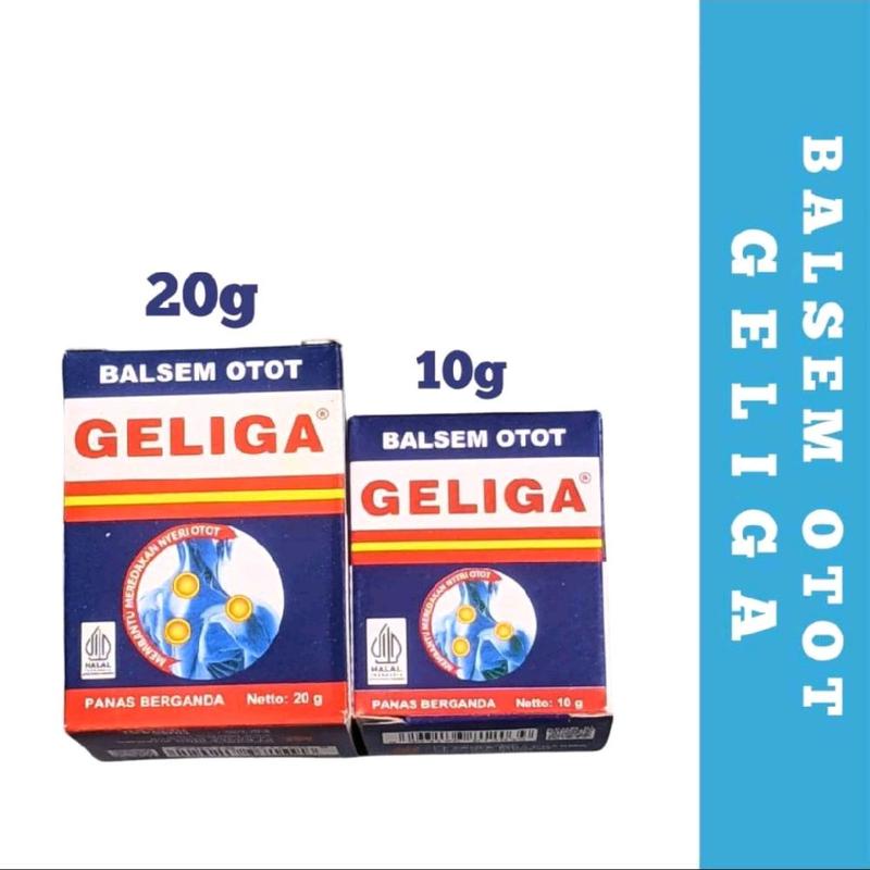 GELIGA Balsem Otot Geliga Panas Berganda 40g, 20g & 10g - Meredakan ...