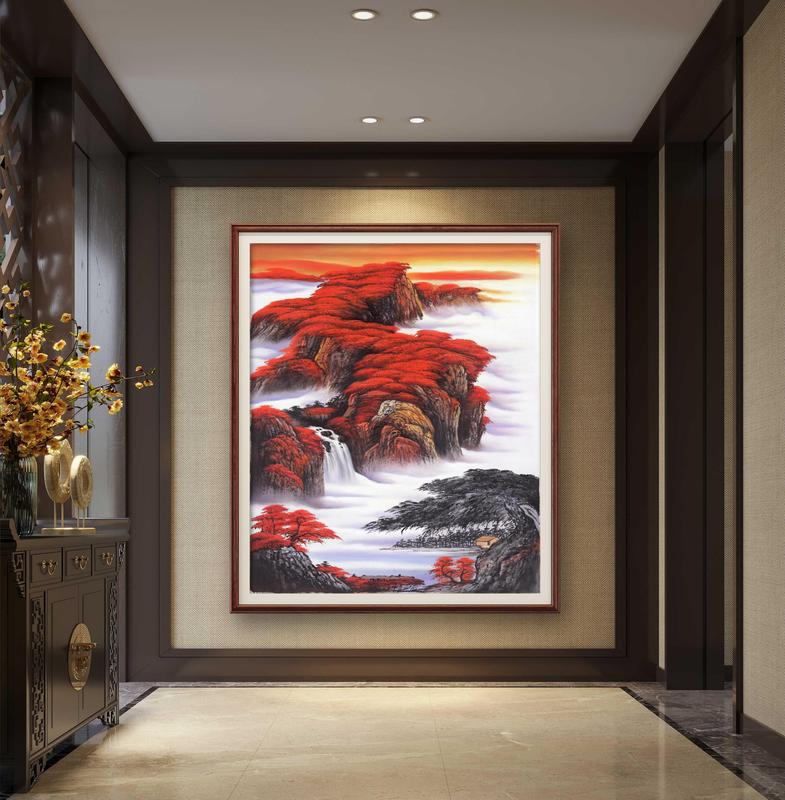 Hongyun at the Head Zhang Junlong Original Art Oil Painting Office ...