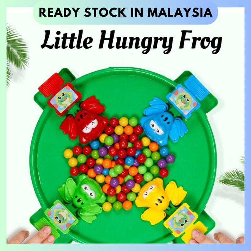 Ready Stock Kids Children Little Frog Eat Beans Toys Hungry Frog ...