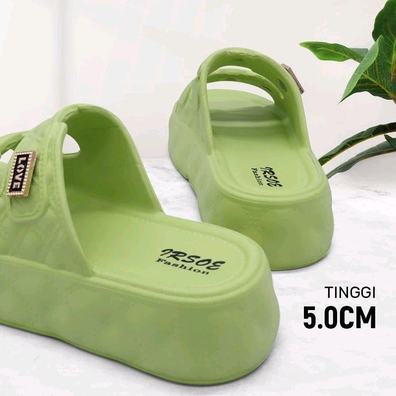 Secony Sandal wanita sandal Jelly Slop Wedges Wanita Korea Dewasa ...