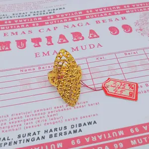 CINCIN PERMATA HIJAU TERBARU EMAS MUDA DAPAT SURAT RESMI DARI TOKO ...