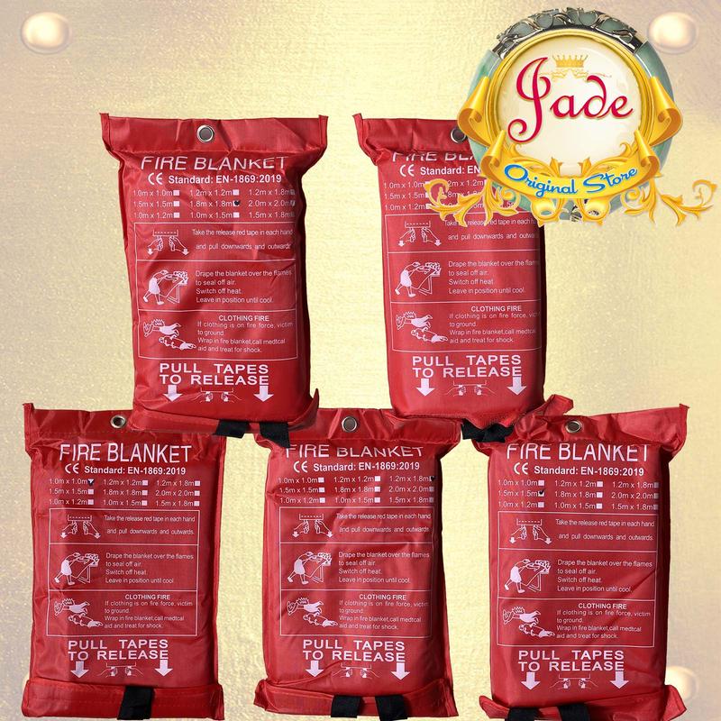 Fire Blanket / Selimut Anti Api kain Fiberglass Pemadam kebakaran ...