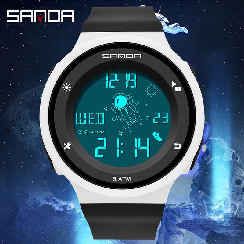 Jam Tangan Sukan Angkasawan, SANDA Klasik 2121, Tali Boleh Tanggal ...