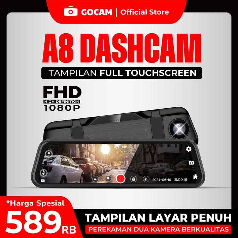 [COD FLASH SALE] A8 Dashcam Mobil FHD 1080p Resolution 9.6 Inch - Shop ...