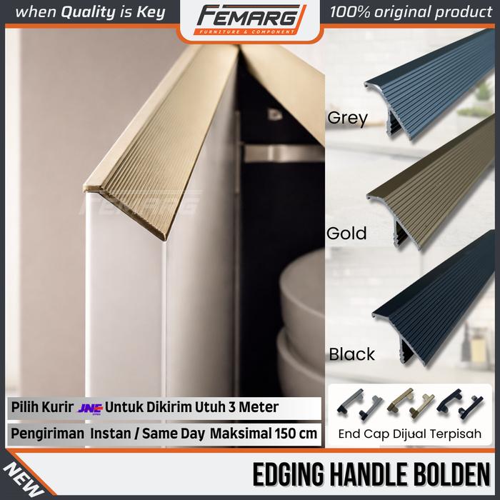 Jual edging handle bolden FEMARG | profil alumunium gagang pintu lemari ...