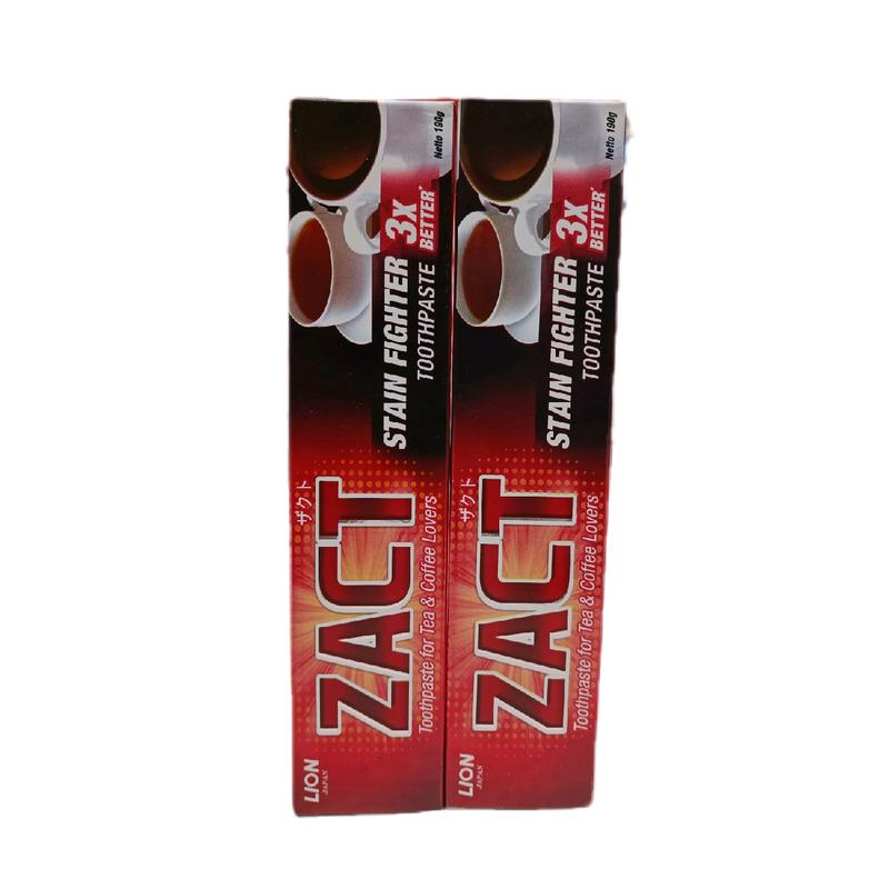 (PAKET 2 PCS) ZACT Stain Fighter Pasta Gigi Mulut 190gr - Shop | Tokopedia