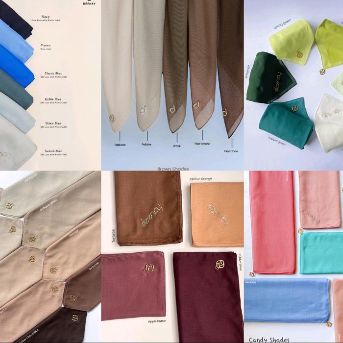 Jual Deenay - Hijab segi empat polos liza series original deenay ...