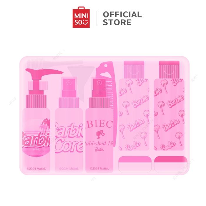 Promo Miniso x Barbie Pink Collection Travel Bottle Botol Perjalanan ...