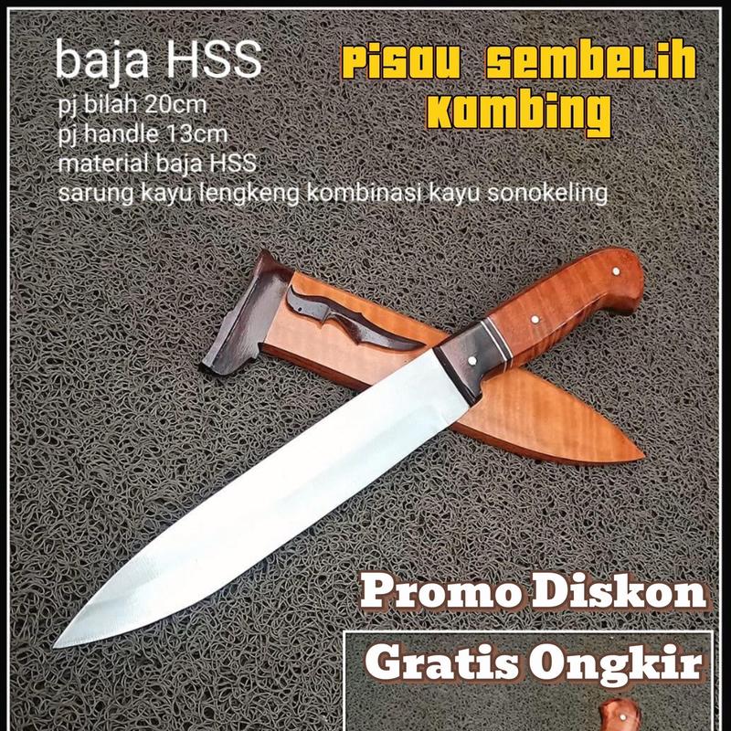 Pisau Dapur Baja HSS fulltank 19cm Kitchenware khukuri knife - Shop ...