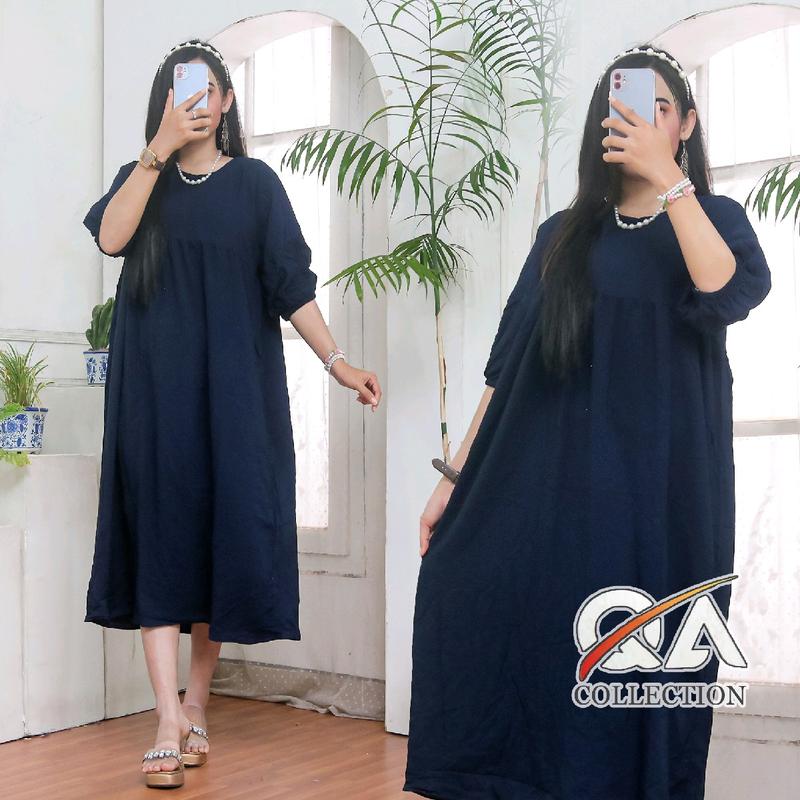Niki Dress Midi Cantik Chibi Daster Rayon Premium Standar Jumbo - Shop ...