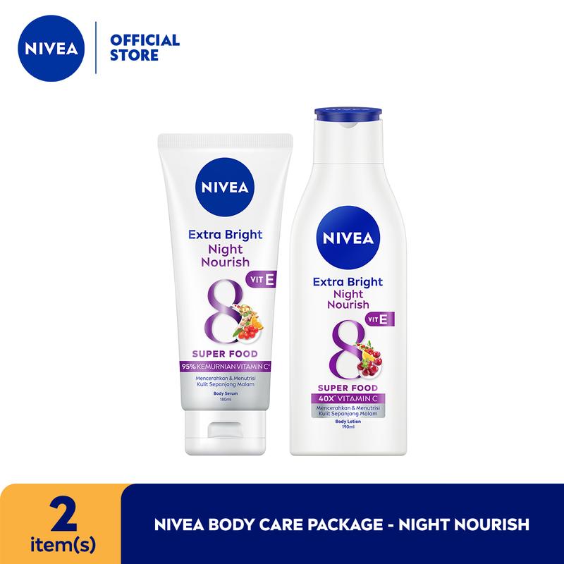 NIVEA Body Care Package - Night Nourish Lotion untuk Mencerahkan - Shop ...