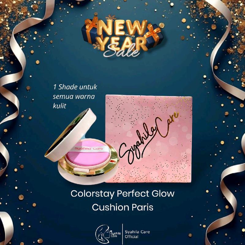 SYAHILA CARE PERPECT COLORSTAY CUSHION PARIS Concealer Foundation ...