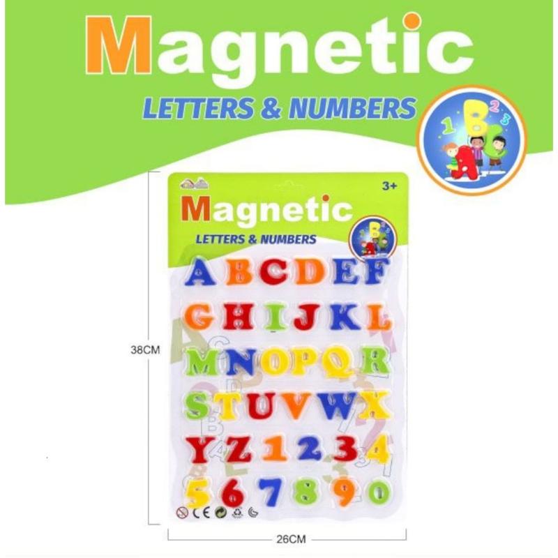 SYARIAH TOYS Mainan Edukasi Magnetic Abjad Alphabet Angka Number - Shop ...