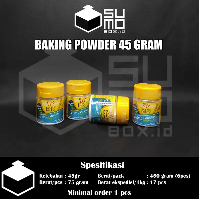 Baking powder Koepoe Koepoe 45gram - Shop | Tokopedia