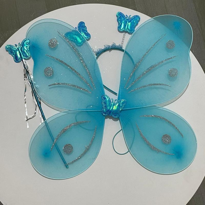 Sayap Peri Anak-Anak Kupu Kupu Bando Tongkat Peri Set | Butterfly ...