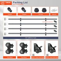 Jual Rolling Library Ladder Hardware 13ft (400cm) Sliding loft ...