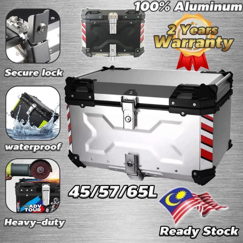 Aluminium top box 45/55/65L Motorcycle Box super tenere box with ...