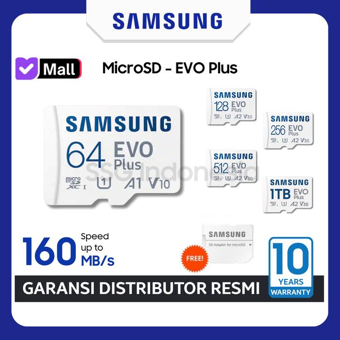 Promo Samsung MicroSD EVO Plus 128GB / 256GB / 512GB / 1TB PRO Plus ...