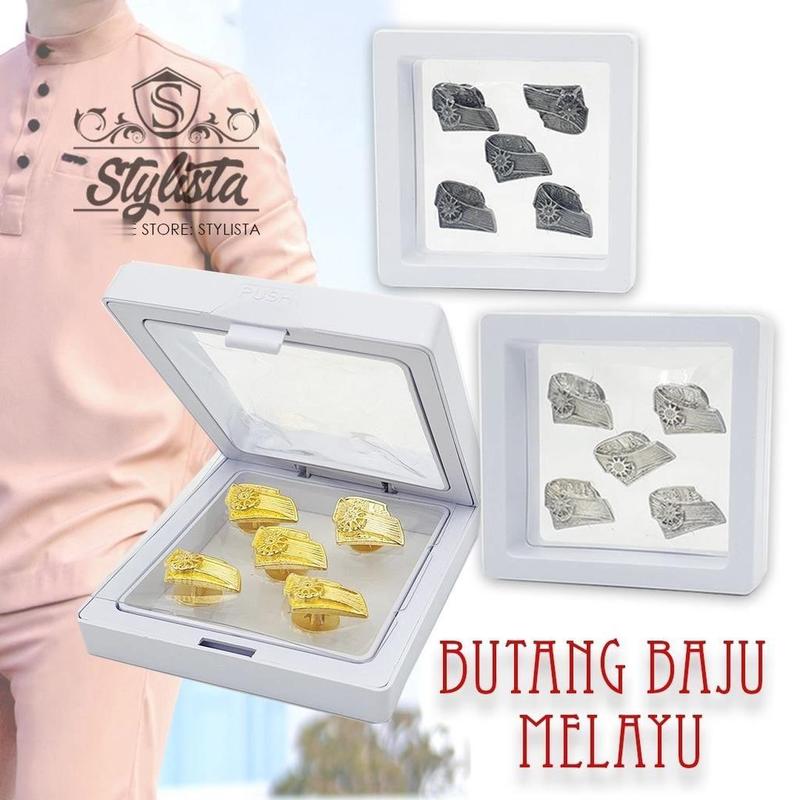 Butang Pin Kancing Baju Melayu Tanjak Tengkolok Batu Lelaki Dewasa ...