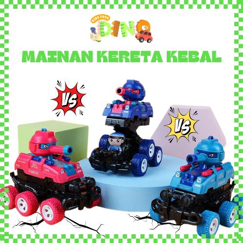DINO TOYS Tank Car Toy Rescue Bots Deformation Car Toy One-press ...
