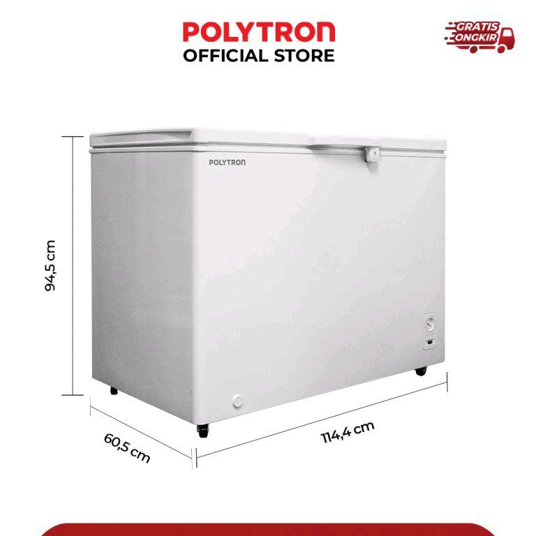POLYTRON Chest Freezer 300 Liter PCF 318 Kapasitas Besar Super Freeze ...