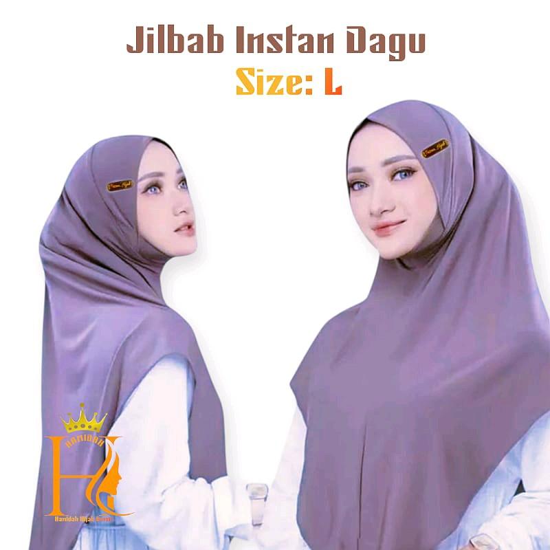 Hijab Dagu instan Size L berlabel akrilik Jilbab instan Dagu - Shop ...