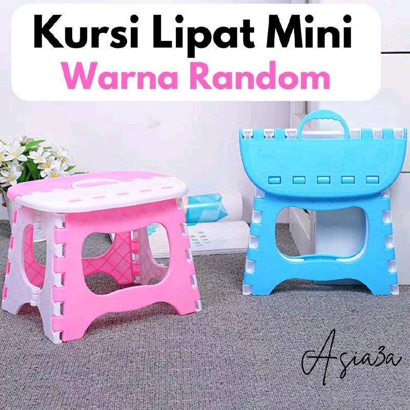 Kursi Lipat Mini l Bangku Lipat Anak Portable Kursi Belajar Dewasa dan ...