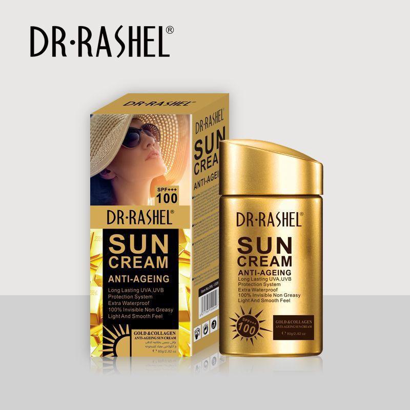 Krim Sunscreen Dr Rashel Anti-Aging spf100Gold Skincare Whitening ...