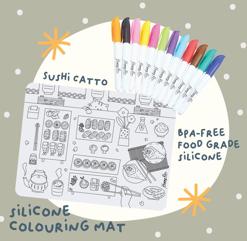 [SG INSTOCKS] Silicone Reusable Colouring Mat (40 x 30cm) - TikTok Shop ...