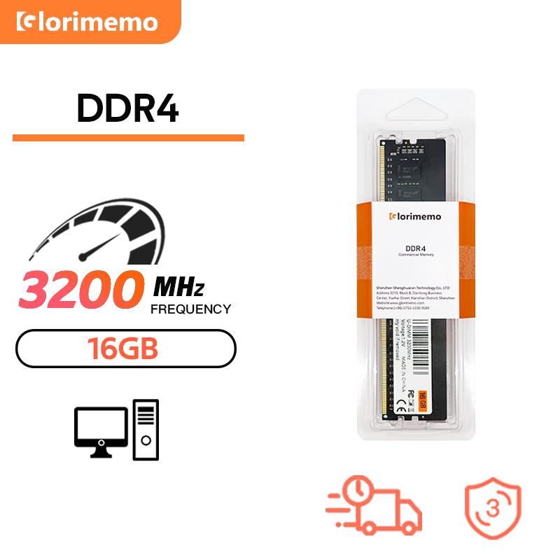 Glorimemo RAM DDR4 16GB 3200MHz 2PC Desktop computer Dual channel ...