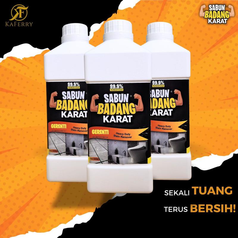 HQ Sabun Badang Karat | Pencuci Lantai Berkilat | Hilang Karat - TikTok ...