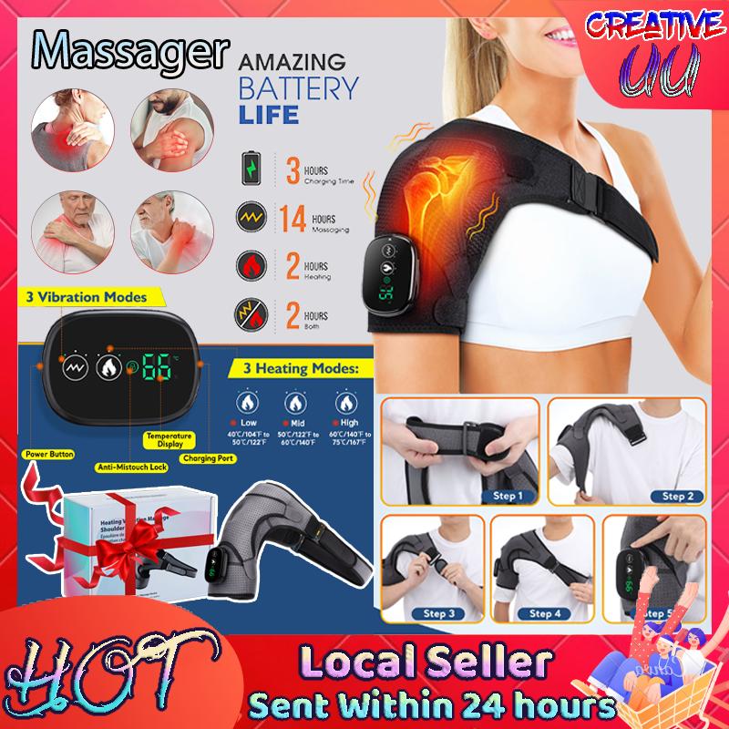 【SG READY STOCK】Shoulder And Neck Massager Electric Kneading Relax Hot ...