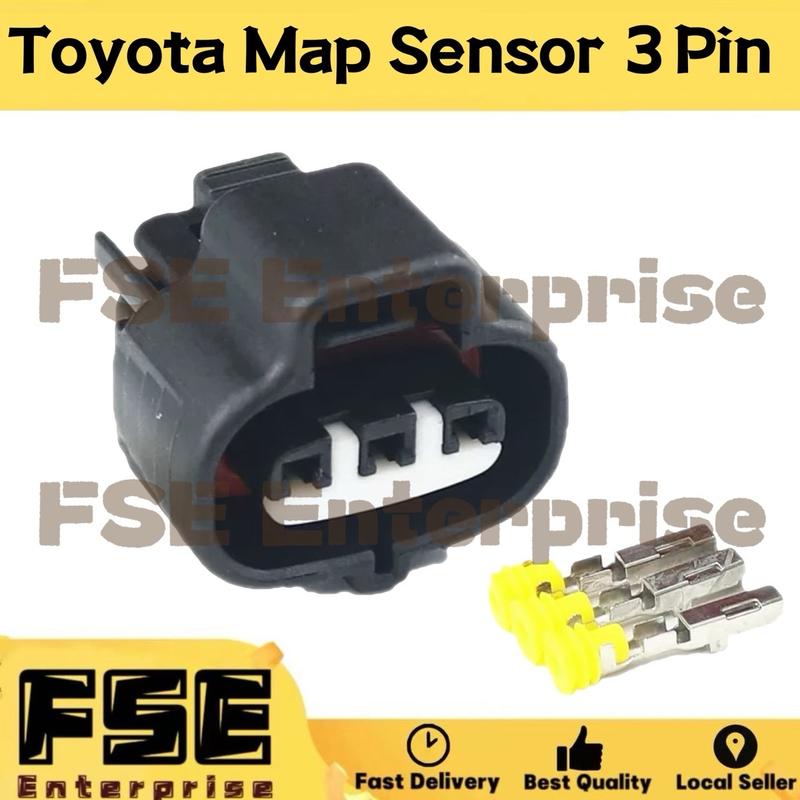 3 Pin Toyota Hilux KUN25 KUN26 2KD MAP & Fuel Rail Sensor Socket ...