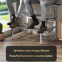 Promo Rak Tanaman Stainless steel 4 Susun Rak Bunga Serbaguna Rak Pot ...