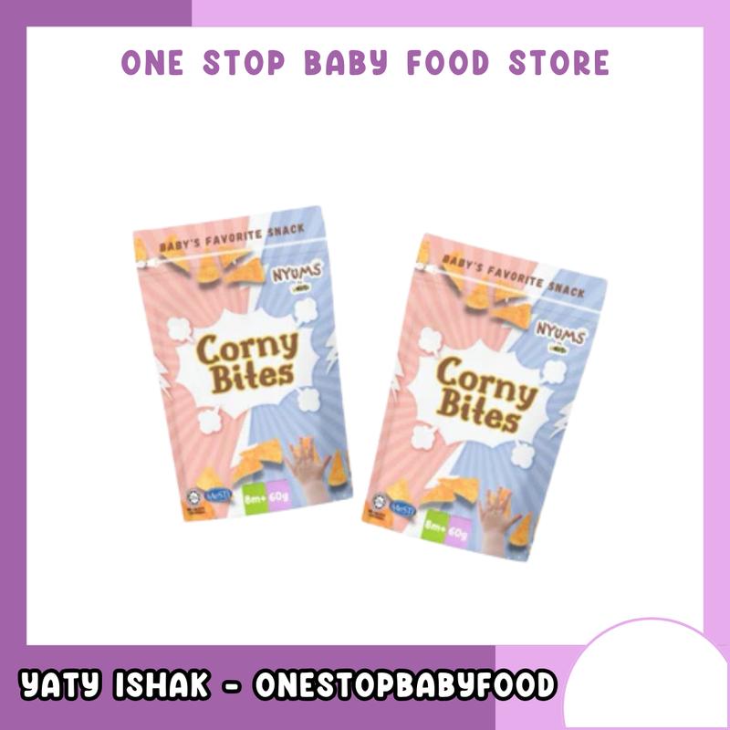 CIK PIJA NYUMS BABY SNACK CORNY BITES KEROPOK 8 MONTHS - TikTok Shop ...