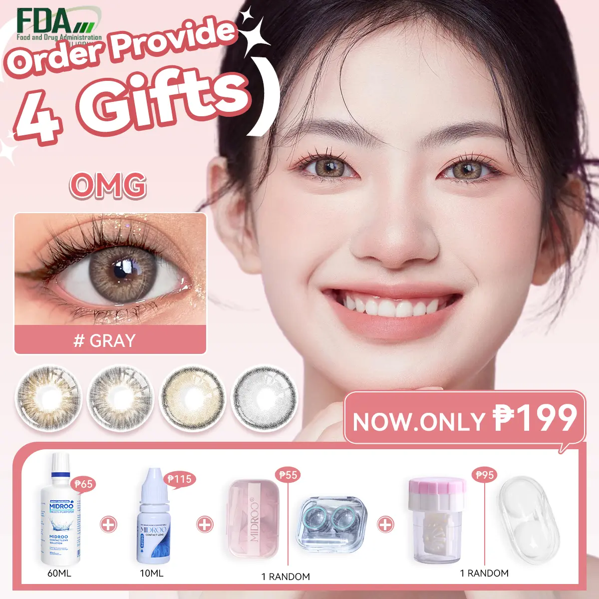 Midroo Lens Care Solution 60ml/120ml/360ml - TikTok Shop Philippines