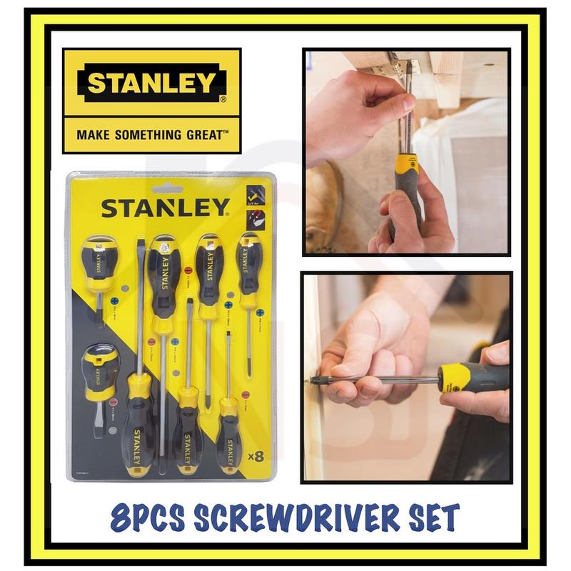 STANLEY Contractor Grade Screwdriver Set 8PCS STMT66673 - TikTok Shop ...
