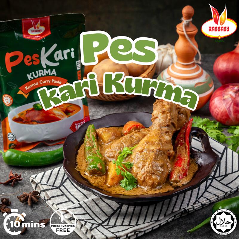 RASSASY PES KARI KURMA 180GRAM Cooking Makanan Paste - TikTok Shop Malaysia