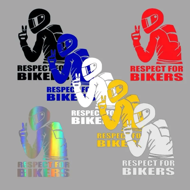 RESPECT FOR BIKERS /Accessories Motorcycle Sticker - TikTok Shop Malaysia