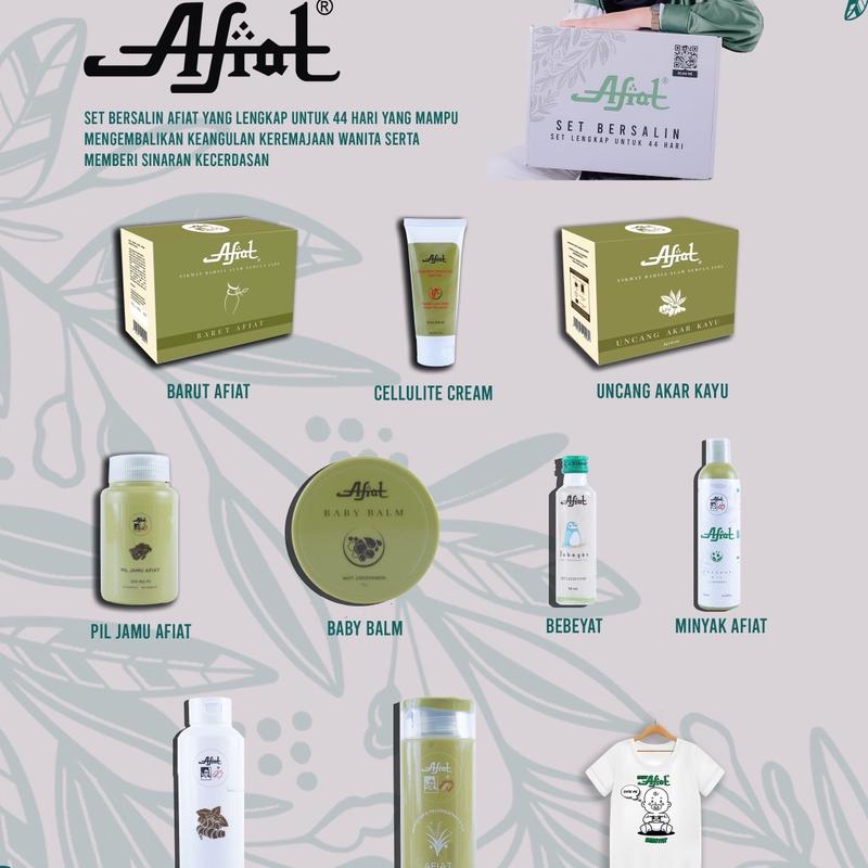 Afiat Set Bersalin Lengkap 44 Hari Set Berpantang - TikTok Shop Malaysia