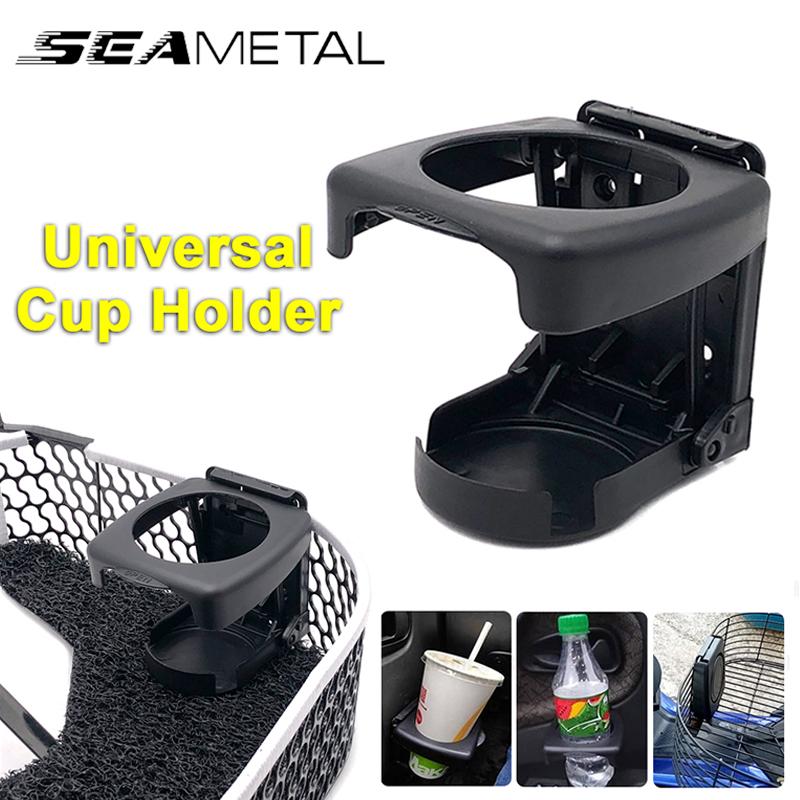 SEAMETAL Foldable Motorcycle Car Cup Holder Portable Drink Holder ...