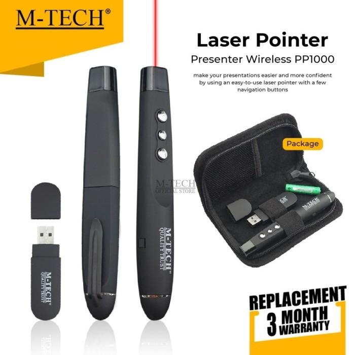 M-Tech Laser Pointer PP1000 / PP-1000 Wireless Presenter - Shop | Tokopedia