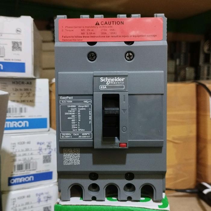 Jual mccb schneider EZC100N 3P 63A 15KA EZC100N3063 - Jakarta Pusat ...