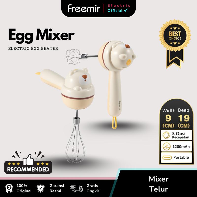 [SALE] freemir Mixer Telur Electric Egg Beater Kocokan Telur - Shop ...